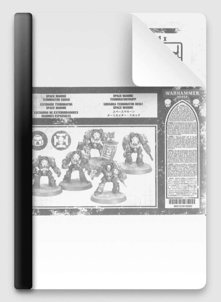 Terminator Squad Instructions Free Download - Build Instructions