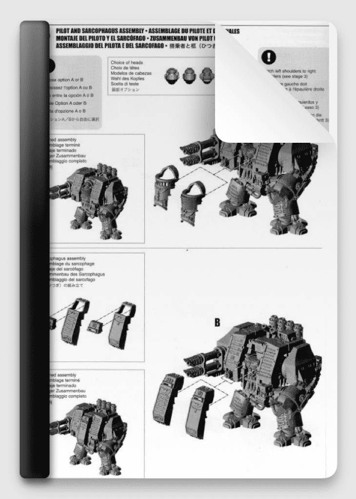 Venerable Dreadnought Instructions Free Download - Build Instructions