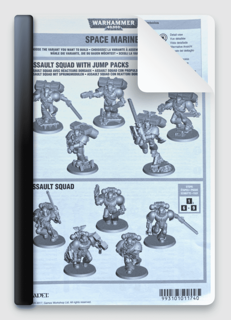 Assault Squad Instructions Free Download - Build Instructions