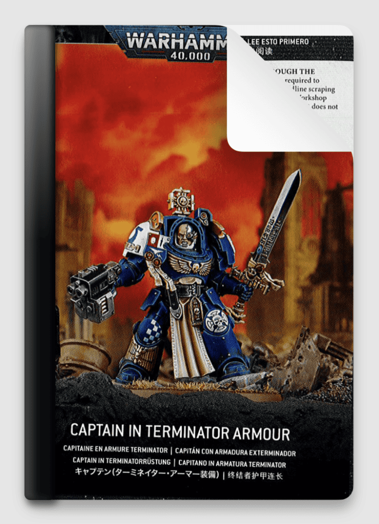 Captain In Terminator Armour, New 2023 Instructions Free Download ...