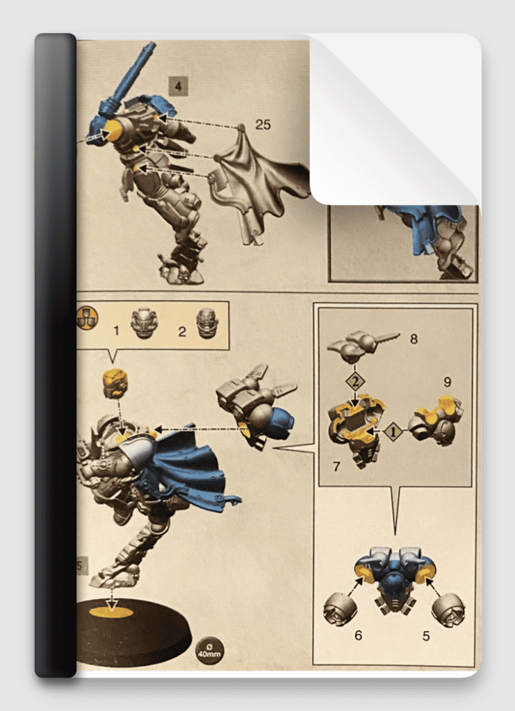 Captain with Jump Pack Instructions Free Download - Build Instructions