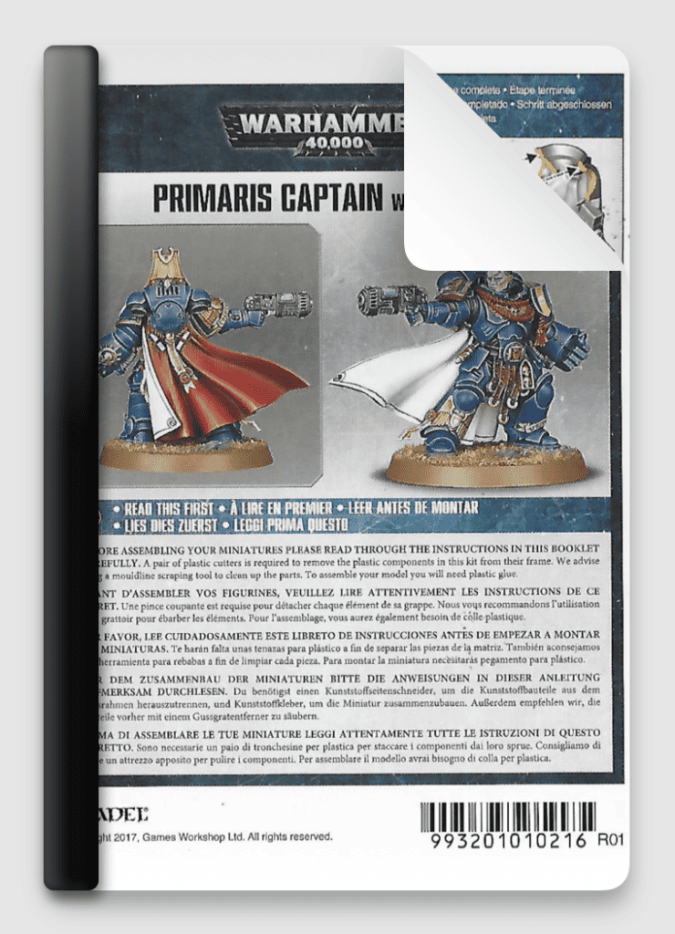 Primaris Captain with Power First Instructions Free Download - Build ...
