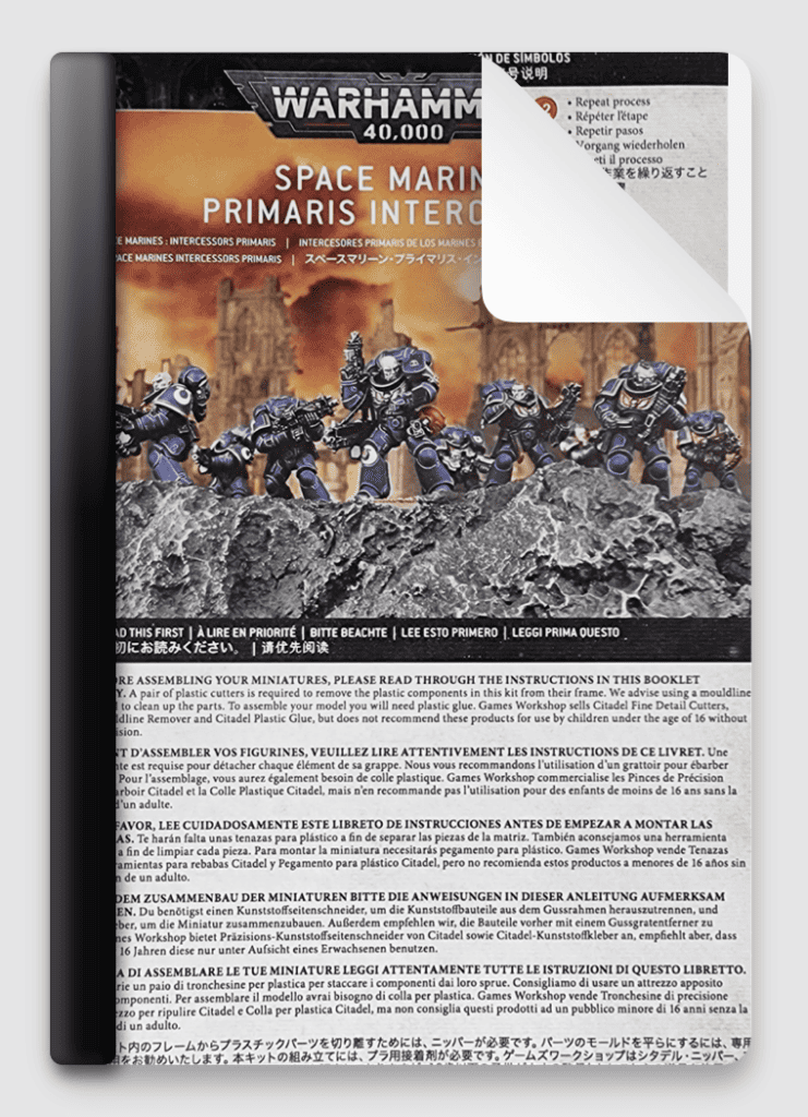 Primaris Intercessors Instructions Free Download - Build Instructions