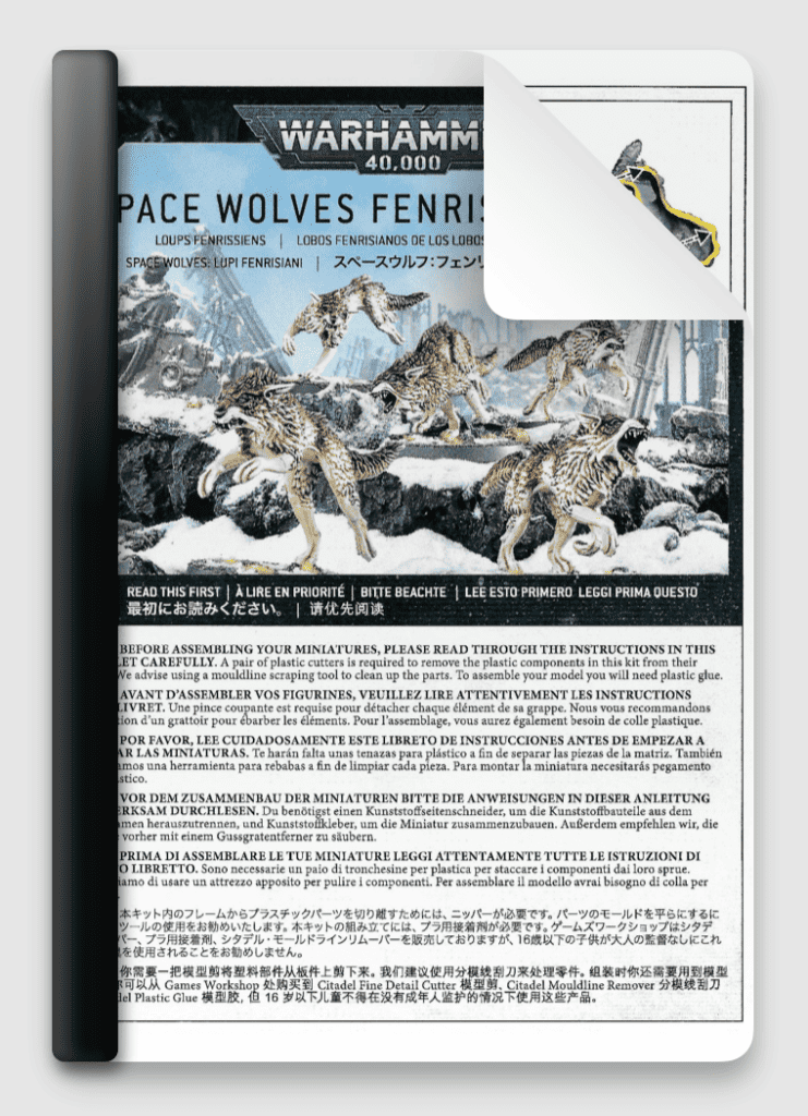 Fenrisian Wolves Instructions Free Download - Build Instructions