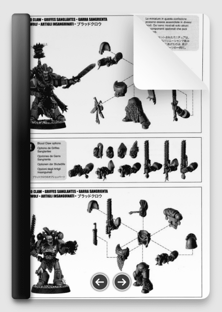 Grey Hunters Space Wolves Pack Instructions Free Download - Build ...