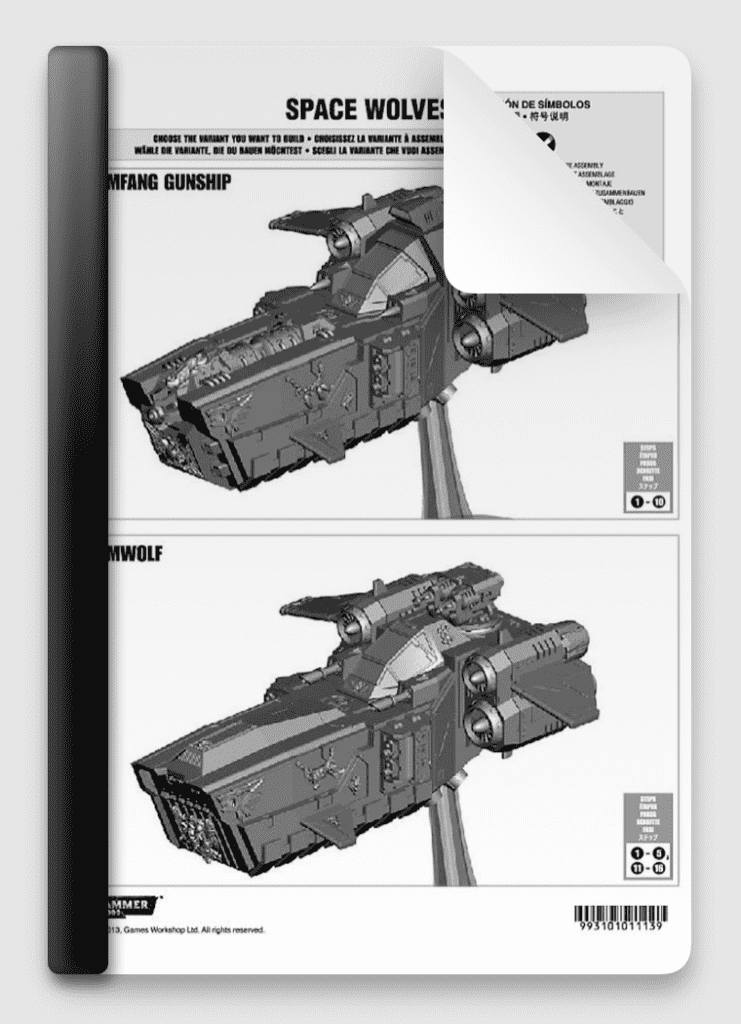 Stormfang Gunship Instructions Free Download - Build Instructions
