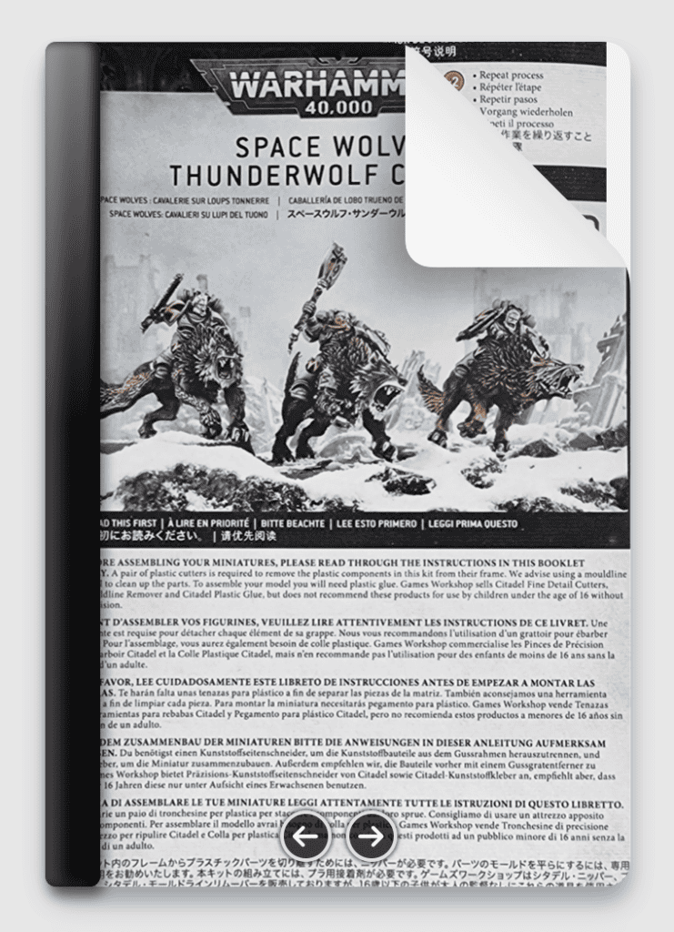 Thunderwolf Cavalry Instructions Free Download - Build Instructions