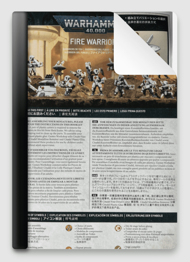 Fire Warriors Breacher Team Instructions Free Download - Build Instructions