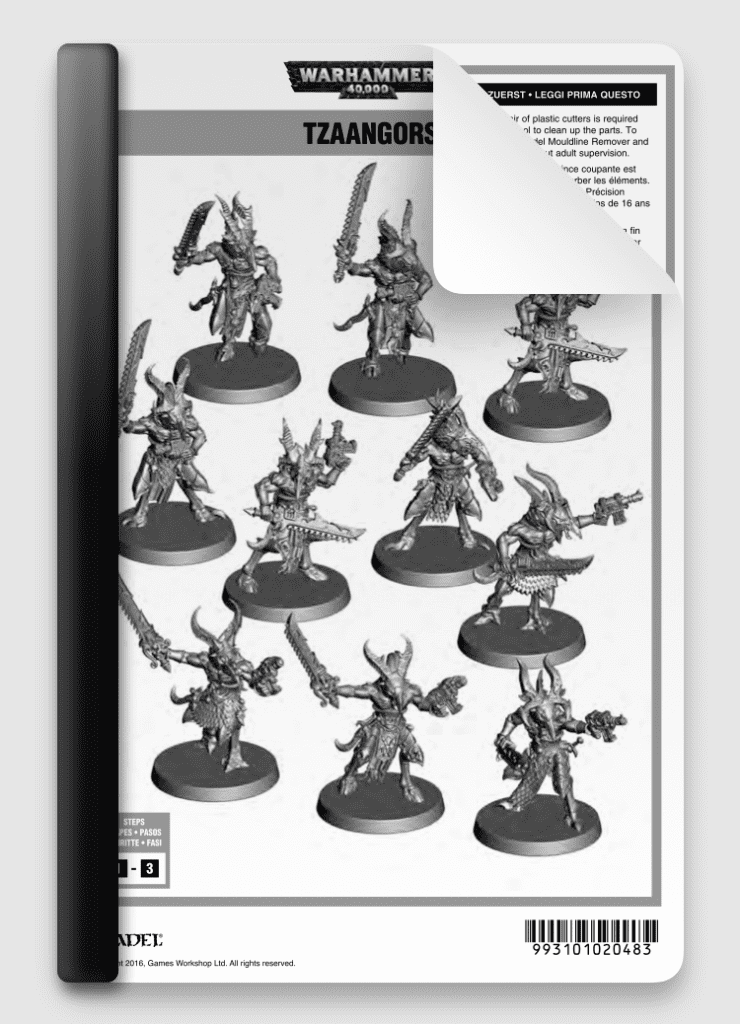 Tzaangors Instructions Free Download - Build Instructions