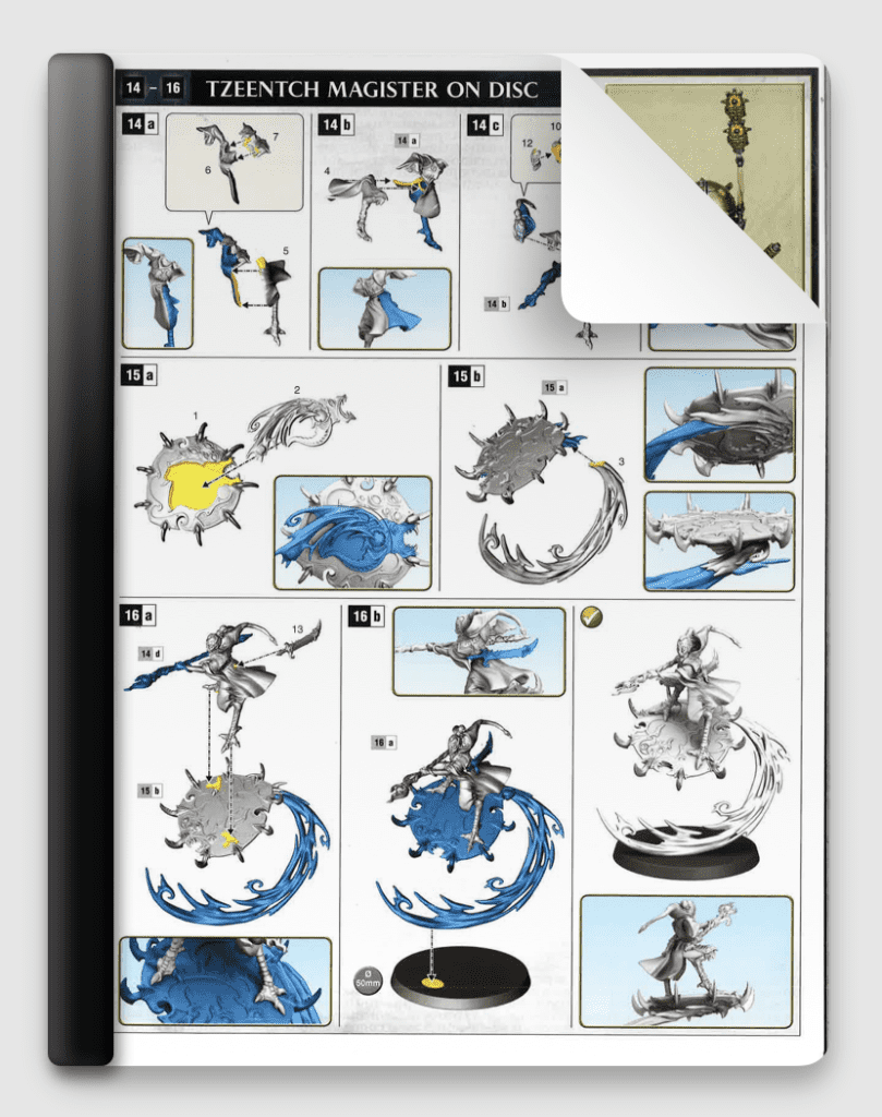 Magister on Disc of Tzeentch Instructions Free Download - Build Instructions