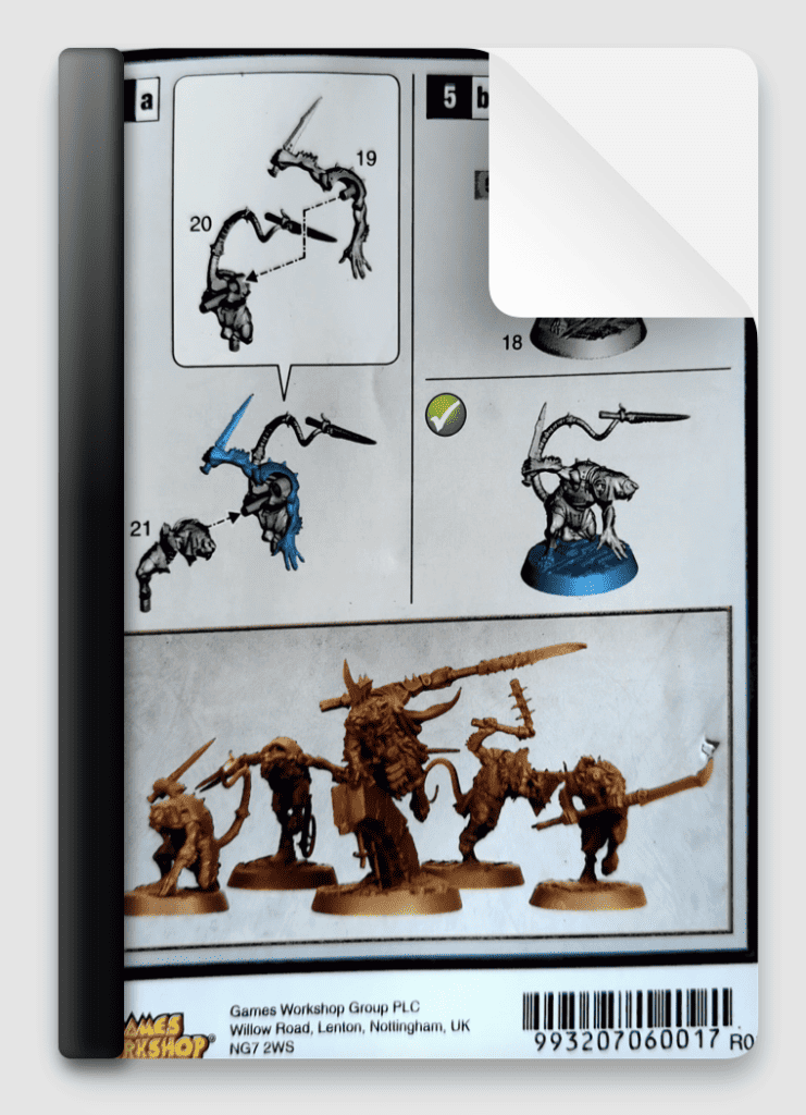 Skaven Verminus Spiteclaw's Swarm Instructions Free Download - Build ...