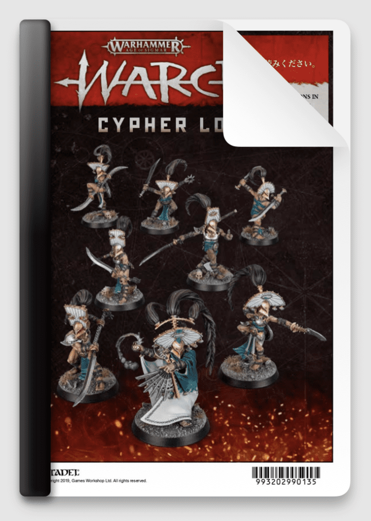 Warcry Cypher Lords Instructions Free Download - Build Instructions