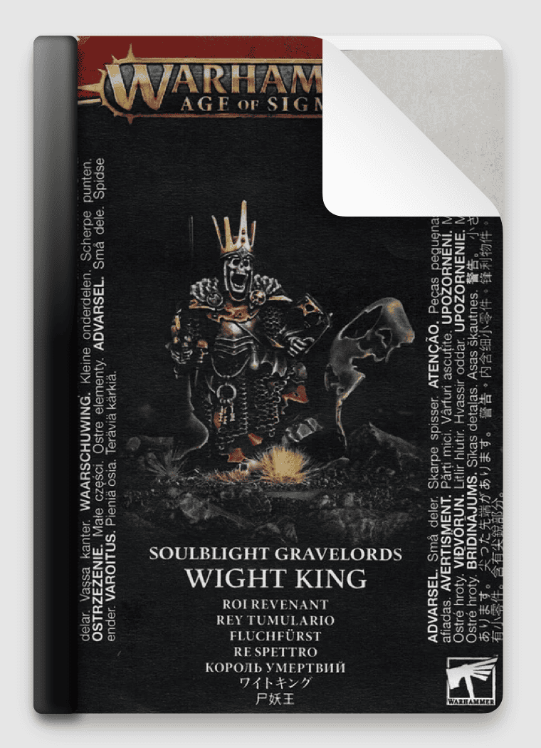 Wight King with Baleful Tomb Blade Instructions Free Download - Build ...