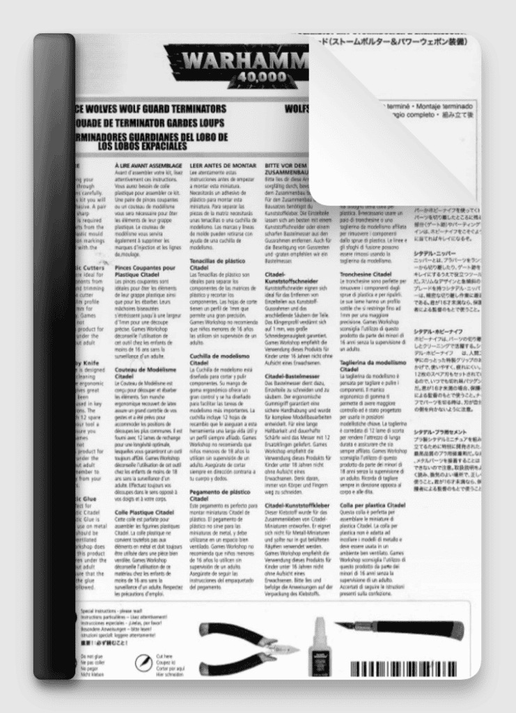 Wolf Guard Terminators Instructions Free Download - Build Instructions