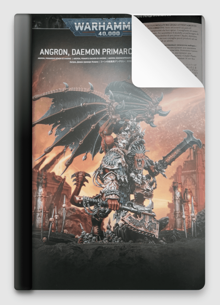 Angron, Daemon Primarch of Khorne Instructions Free Download - Build ...